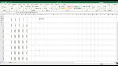 Convert Table Data Into One Column In Excel Youtube