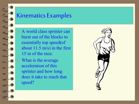 Kinematics Examples Sprinter And Car Physics Problems
