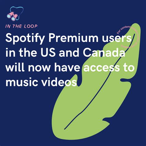 Spotify Premium Users In The Us And Canada Will Now Have Access To Music Videos Pushfm