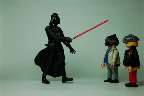 Pete Rob Versus Darth Vader Playmobil Stop Motion Film