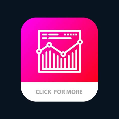 Analysis Web Website Report Mobile App Button Android And Ios Line Version 17969249 Vector Art