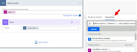 how to skip the first or last item in an array in power automate