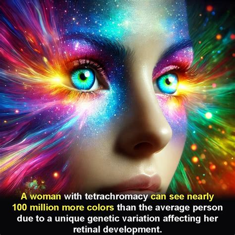 Life Facts 👁️🎨 A Woman Who Sees 100 Million More Colors Than You A