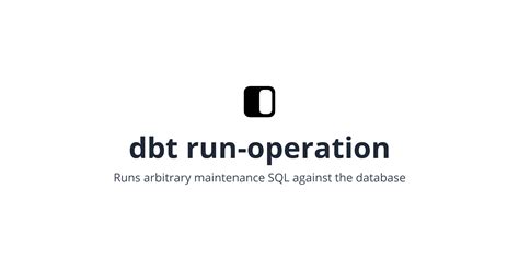 dbt run operation fig