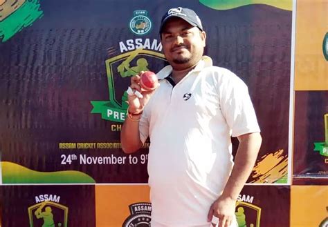narayan giri in record book of assam premier club cricket championship