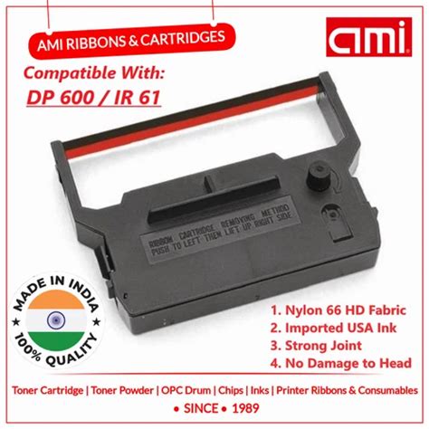 Black DP 600 Ribbon Cartridge at Rs 180 in Mumbai | ID: 27622987388