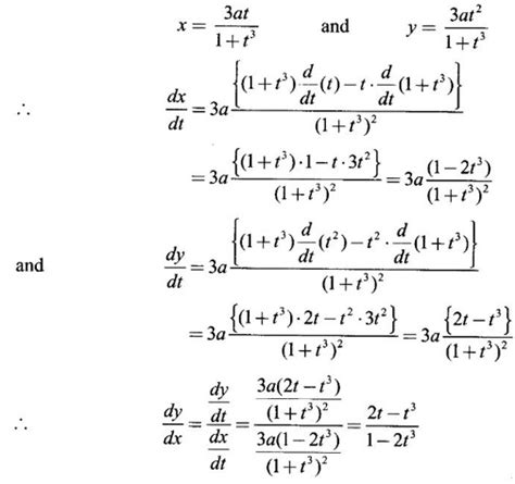 Differentiation Of Parametric Equations Definition Worked Examples