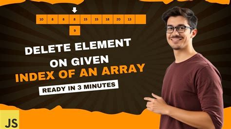 Delete Element From An Array On Specific Index Youtube