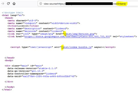 linkerd2 web does not support relative paths · issue 1960 · linkerd