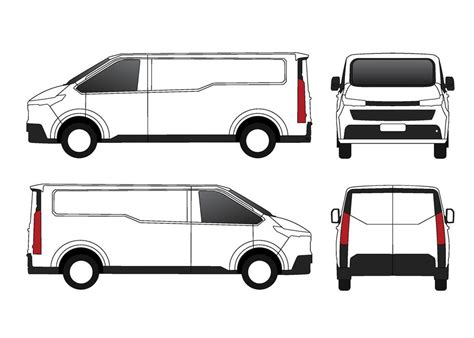 Vw Transporter Vector Art Icons And Graphics For Free Download