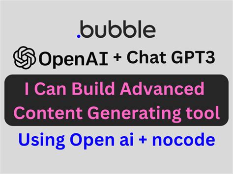 Content Generator Tool Using Open Ai Api Chatgpt 3 And Upwork