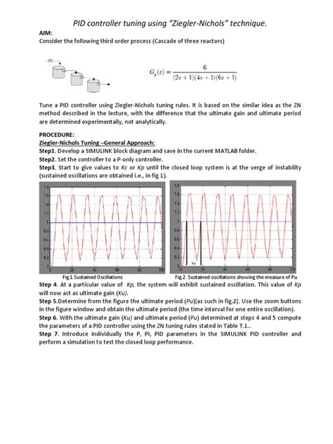 PID Controller Tuning Using "Ziegler-Nichols" Technique | PDF | Control Theory | Applied Mathematics