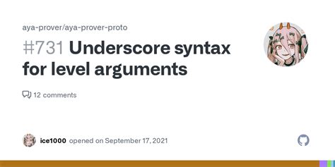 underscore syntax for level arguments · issue 731 · aya prover aya