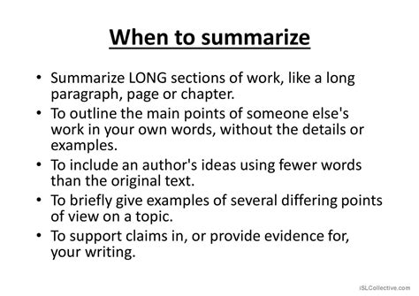 Academic Writing Paraphrasing An English ESL Powerpoints