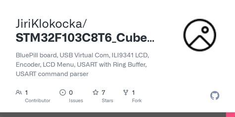 Github Jiriklokocka Stm32f103c8t6 Cubemx Usb Rtc Bluepill Board Usb Virtual Com Ili9341 Lcd