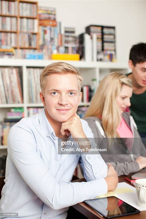 Portrait Of Students Studying Photo Getty Images