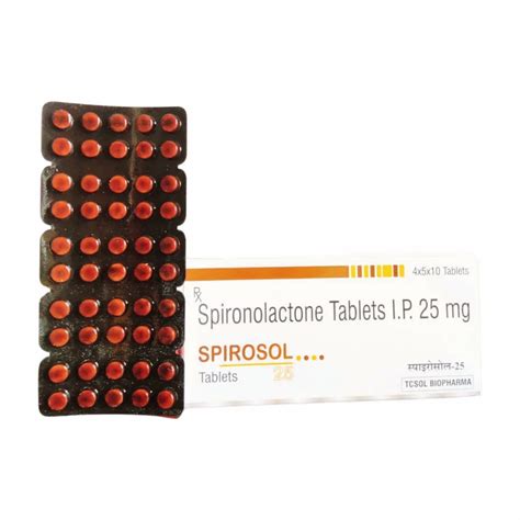 25mg Spironolactone Tablet At Rs 750box Spironolactone Tablet In