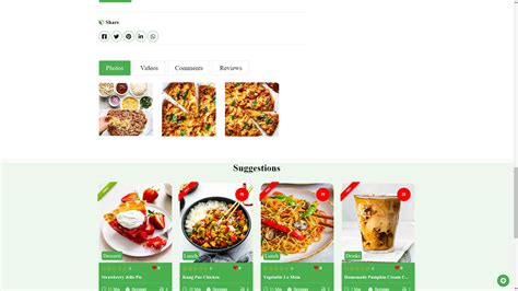 Sweetfood The Ultimate Php Recipe Platform By Easyphpbg Codester