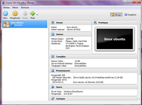 Telecommunication Engineering Cara Instal Linux Ubuntu Pada Virtualbox