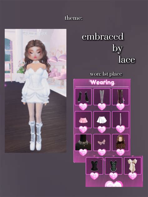 Dti Embraced By Lace Outfit In 2025 Lace Outfit Dress Hairstyles Lace