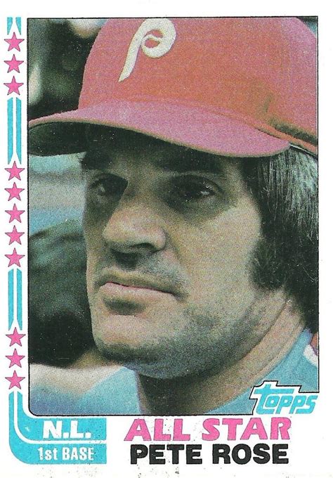 1982 Topps 337 Pete Rose Trading Card Database
