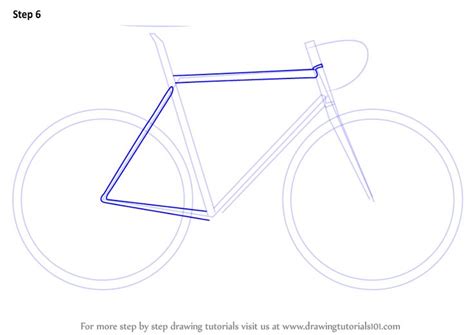 Learn How To Draw A Bike Two Wheelers Step By Step Drawing Tutorials Bike Drawing Step By