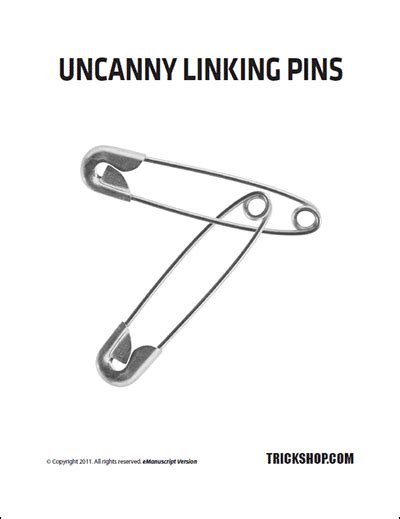 Uncanny Linking Pins Trickshop Com