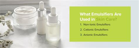 How Are Emulsifiers Used In Skin Care Acme Hardesty