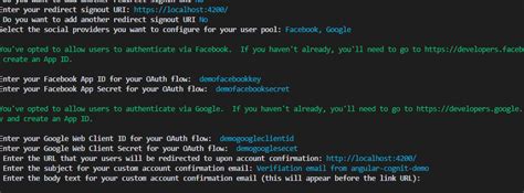 aws cognito hosted ui for angular application with asp core by
