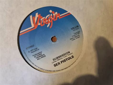 SEX PISTOLS SUBMISSION Original UK Release Vinyl Single Sided Virgin PicClick UK