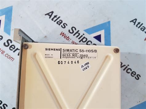 Siemens Simatic S5 110s B Programmable Controller Atlas Shipcare Services