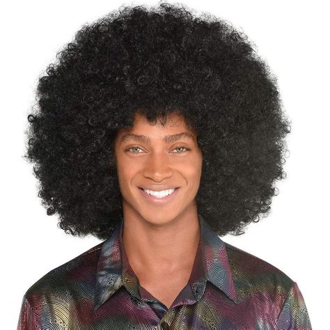 Worlds Biggest Afro Unisex Black Wig Discount Party Supplies