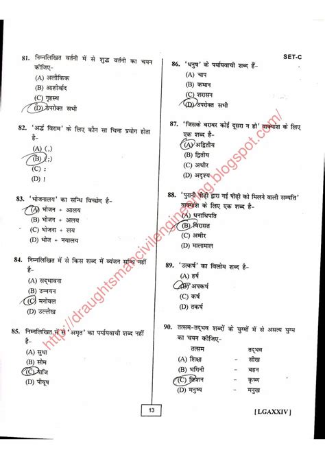 Previous Year Solved Paper Artofit
