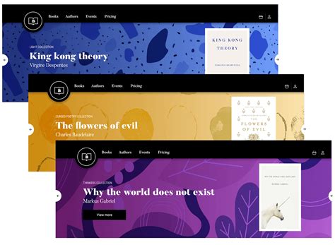 header and navigation examples