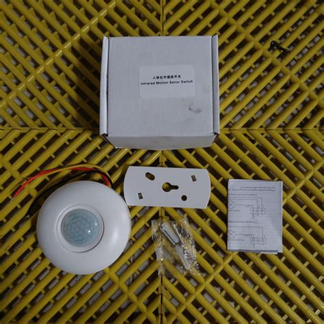 Jual Saklar Lampu Sensor Gerak Pir Switch Otomatis Motion Detector Infrared Jakarta Pusat