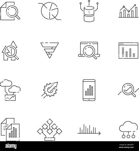 Data Analysis Icon Business Strategy Graphics Management Scheme
