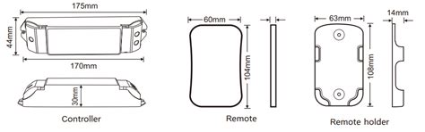 Led Strip Light Rf Remote With Receiver Spi Dmx 1024 Pixels Buy