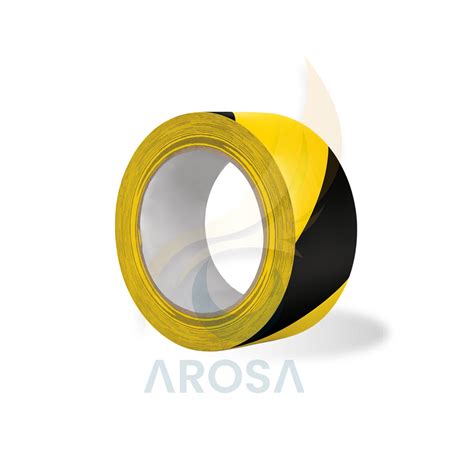 Cinta Delimitadora Amarillo Negro 50mmx33mts