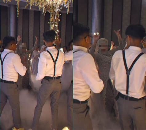 “kenal Kat Disko Ke” Wow Majlis Kahwin Jadi Kelab Malam Pengantin Berhijab Suami Asyik