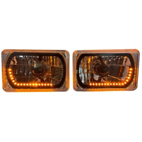 Redline Lumtronix Hh 004blki Ts Ed Black Illusion Headlights Mustang 79 86