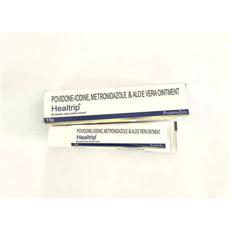 Povidine Iodine Metroindazole Aloe Vera Ointment 15g Medical Grade High Purity Suitable For