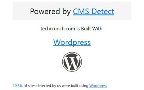 CMS Detect What CMS is that site using สำหรบ Google Chrome สวน