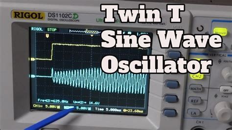 Sine Wave Oscillator Twin T Rc Filter Osc With Ltspice Simulation And Breadboarded Circuit
