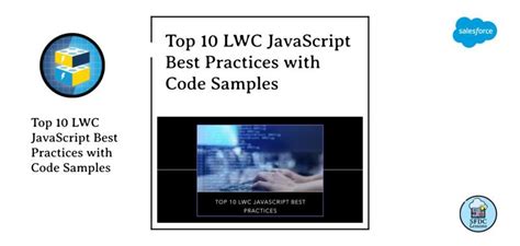 Sfdc Lessons On Linkedin Top 10 Lwc Javascript Best Practices With Code Samples