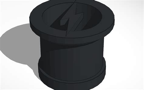 3d Design Lightning Plug 10mm Tinkercad