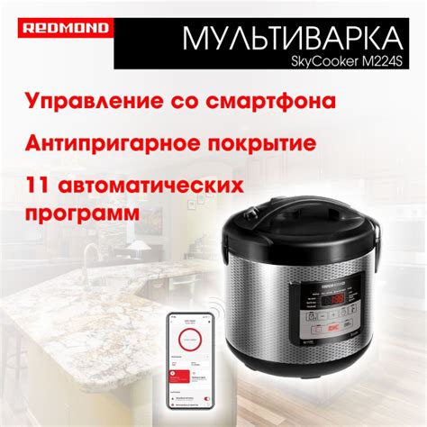 Умная мультиварка REDMOND SkyCooker M224S купить на OZON по низкой цене ...