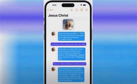 new ai app allows users to text with jesus and other biblical characters