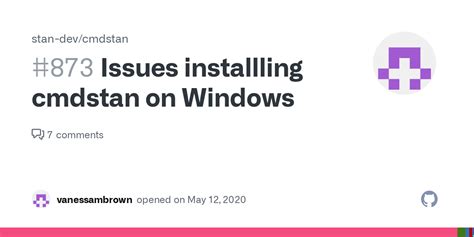 Issues Installling Cmdstan On Windows · Issue 873 · Stan Devcmdstan