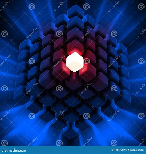 Cube Power Stock Illustration 10147009