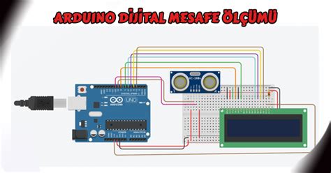 Arduino Dijital Mesafe Ölçer Megep Modülleri